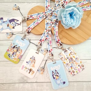 Bluey Disney Lanyard / Keychain / Lanyard Badge Holder / Matching ...