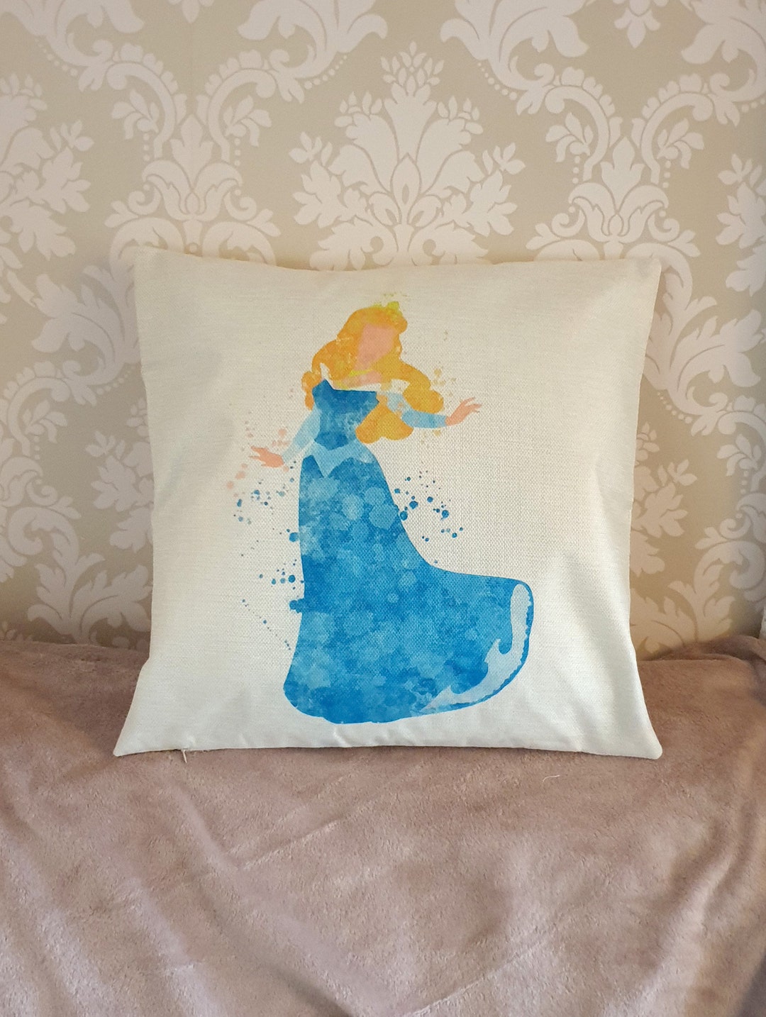 Disney Sleeping Beauty Splash Art Inspired Princess Aurora Blue Dress ...