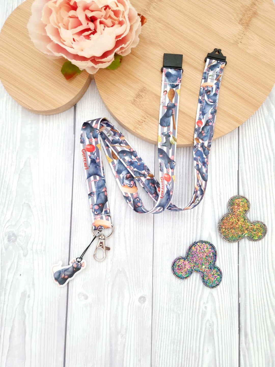 Disney Pixar Ratatouille Remy for ID Card / Keychain / Lanyard Badge ...