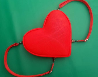 Red Heart Bag | Etsy