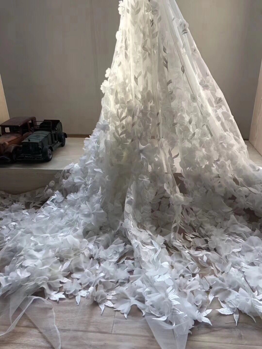 Luxury 3D Lace Fabric French Lacewedding Lacebeaded | Etsy