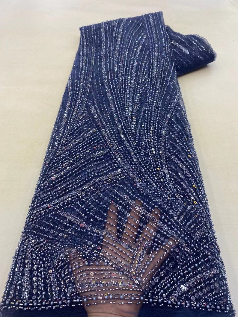 Fashion Show Sequins Lace Fabric shinning Lace Fabric for - Etsy