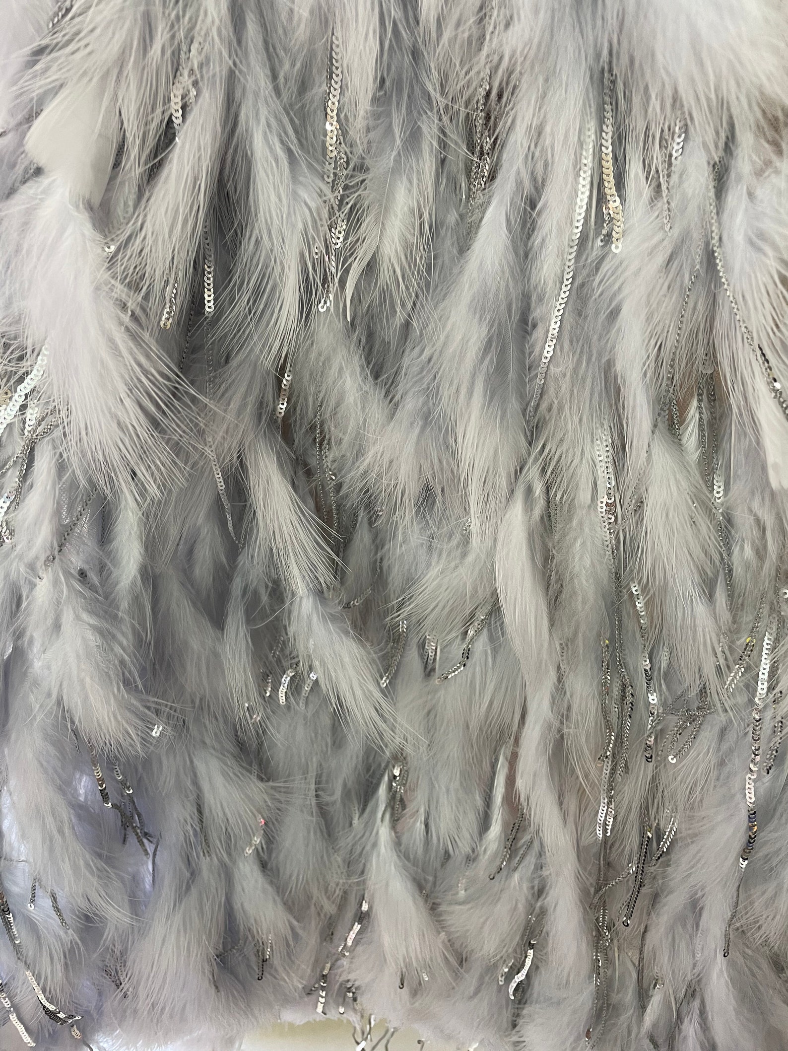 Luxury Elegant Feathers Lace Fabric Fashion Show Lace Fabric - Etsy