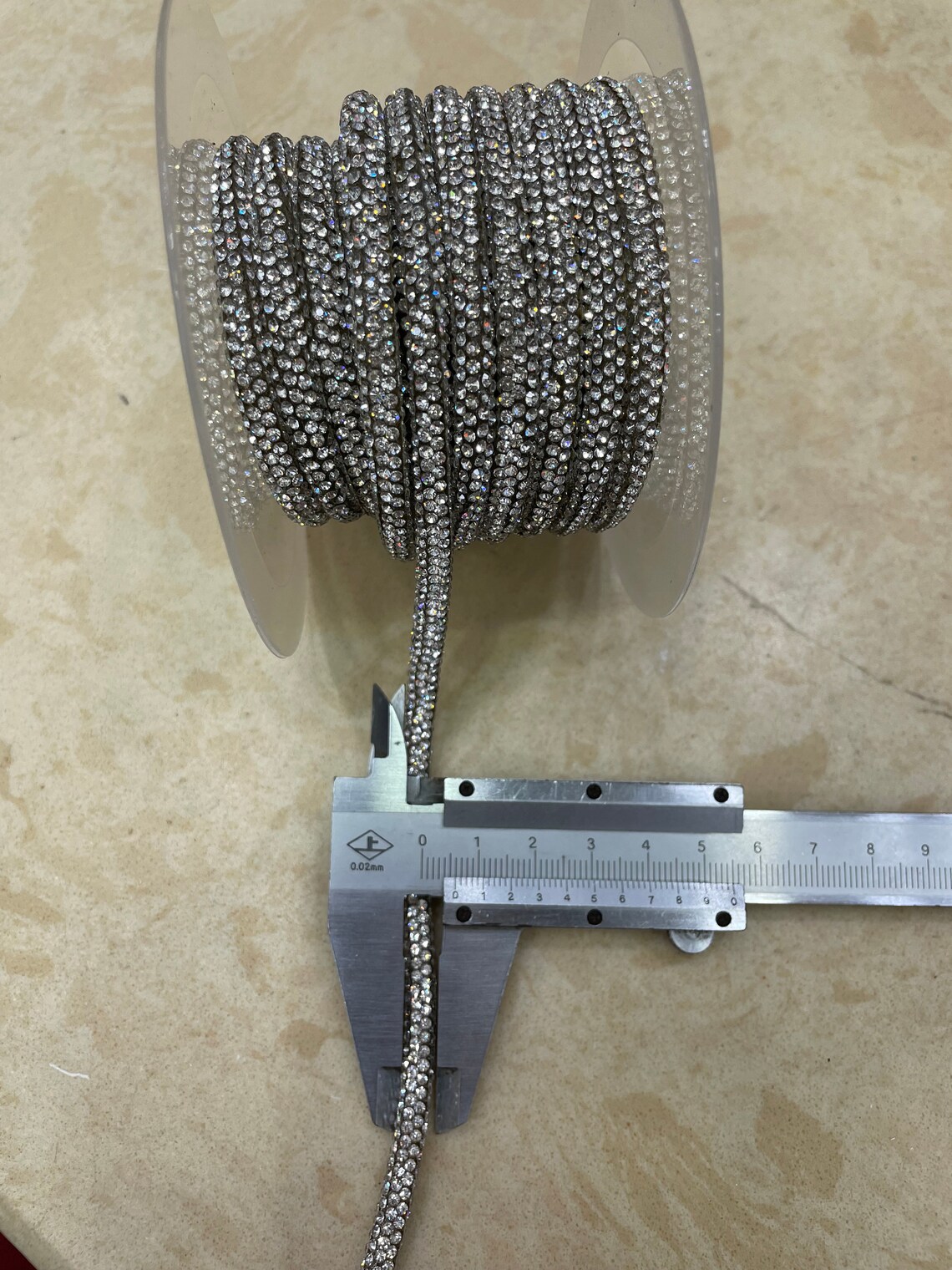 Colorful Rhinestone String / DIY Trim for Decoration / Crystal - Etsy