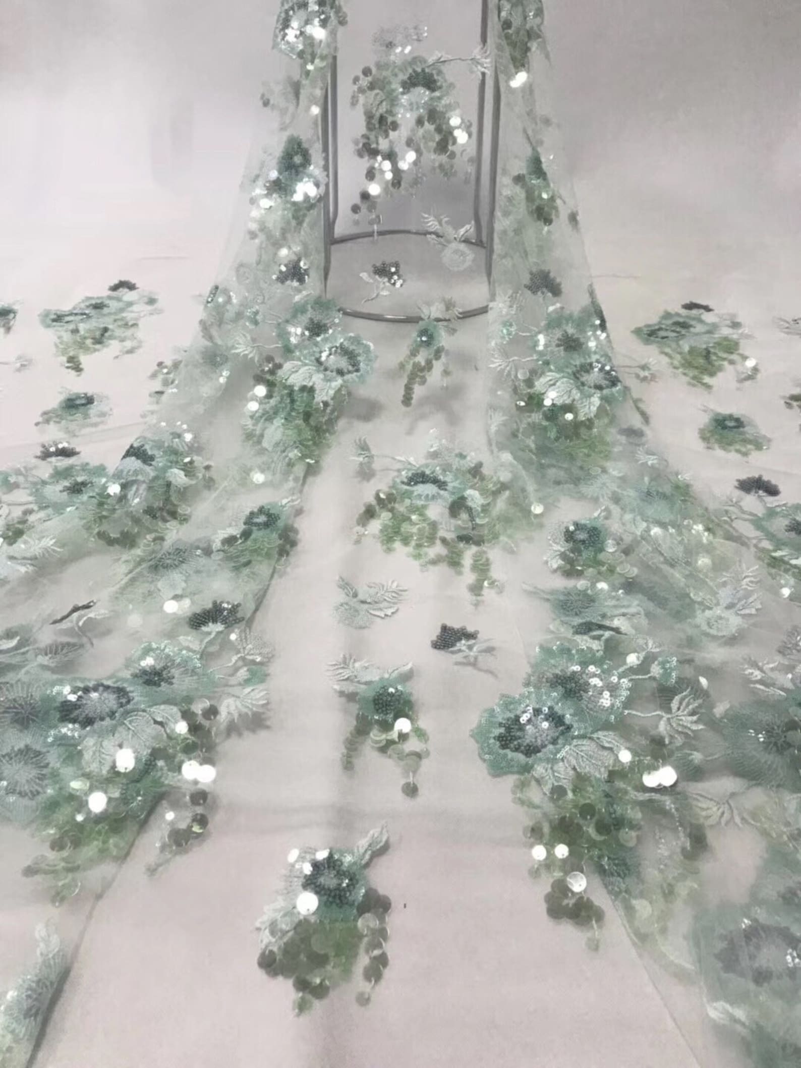 New arrival fashion 3D lace fabric colorful sequins lace | Etsy