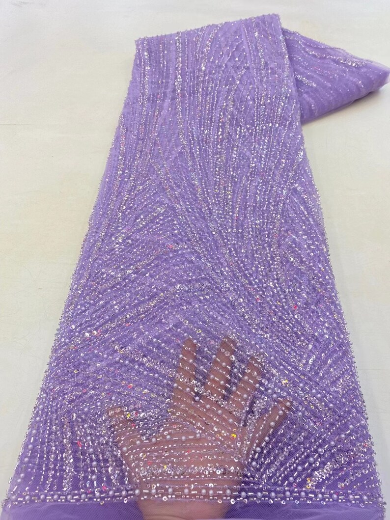 Fashion Show Sequins Lace Fabric shinning Lace Fabric for - Etsy