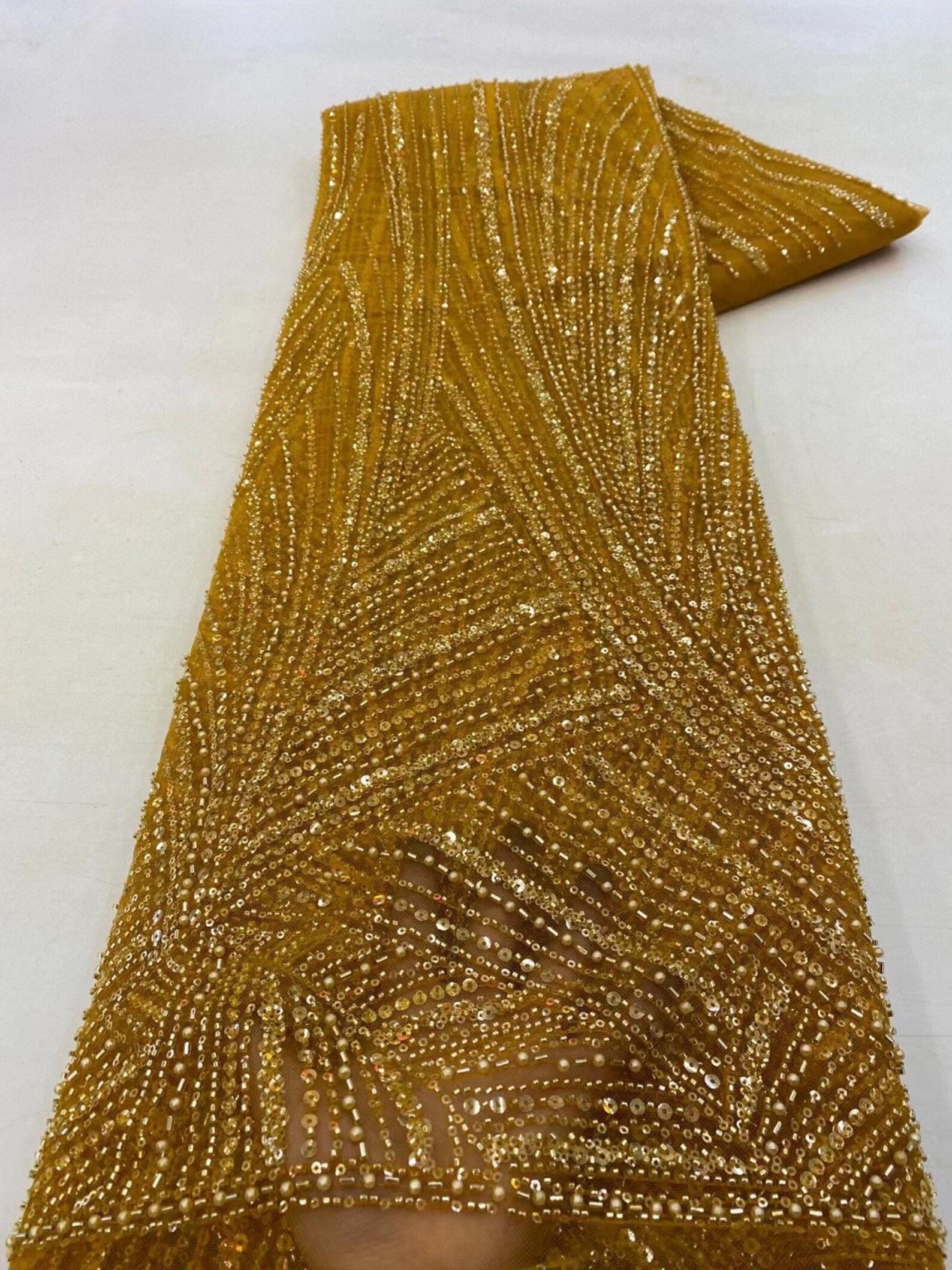Fashion Show Sequins Lace Fabric shinning Lace Fabric for - Etsy