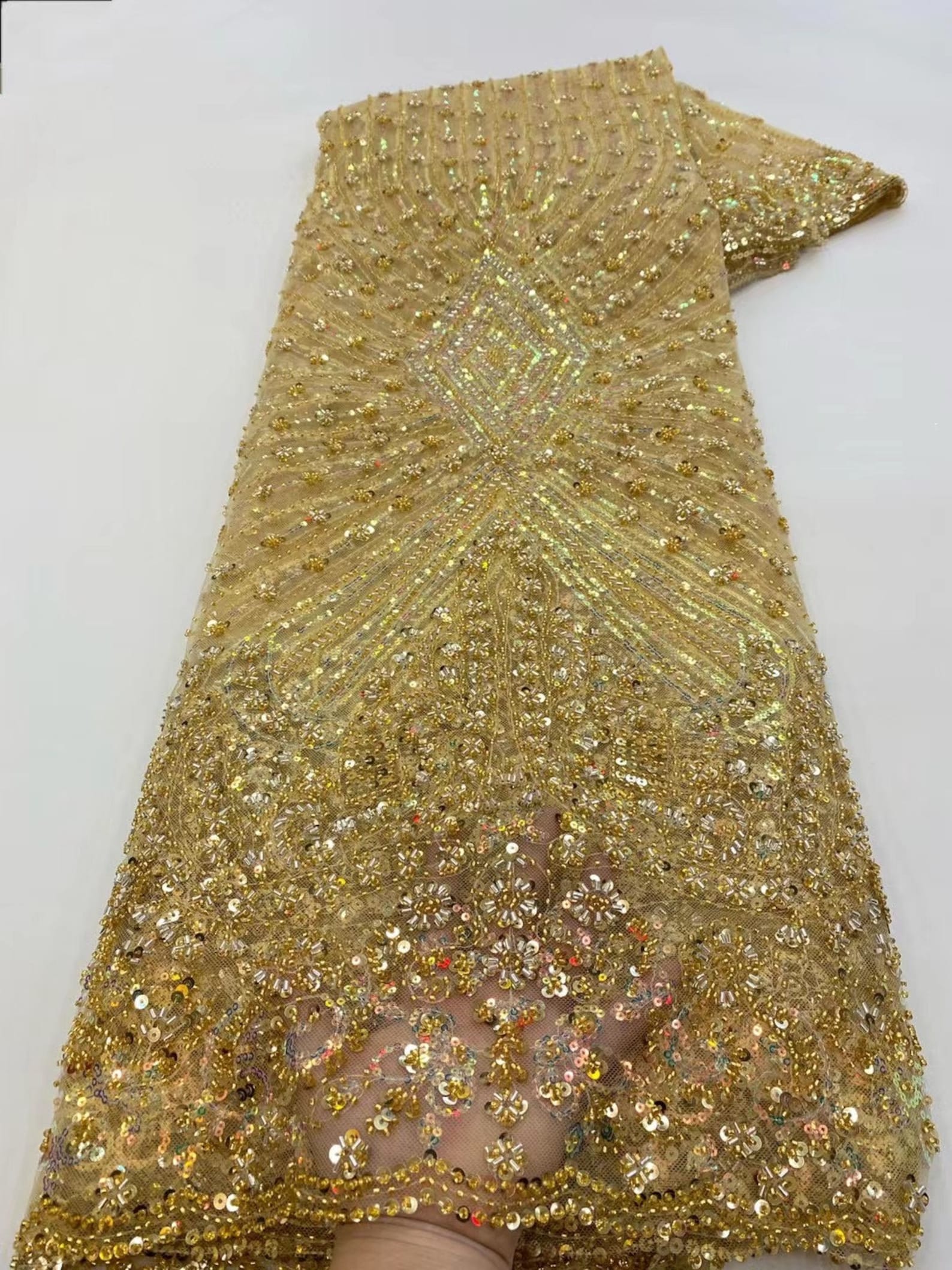 Fashion Sequins Mesh Fabric shinning Lace Fabric wedding - Etsy