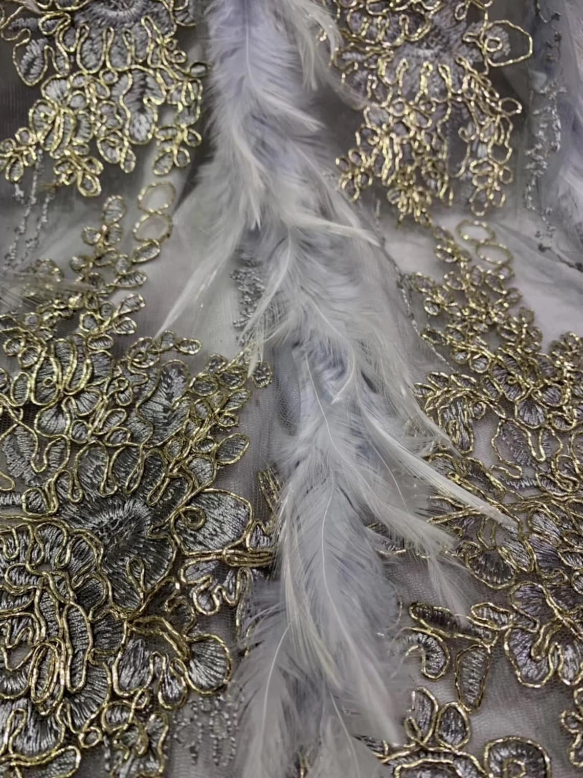 Luxury fashion lace fabric design 3d lace fabric elegant | Etsy