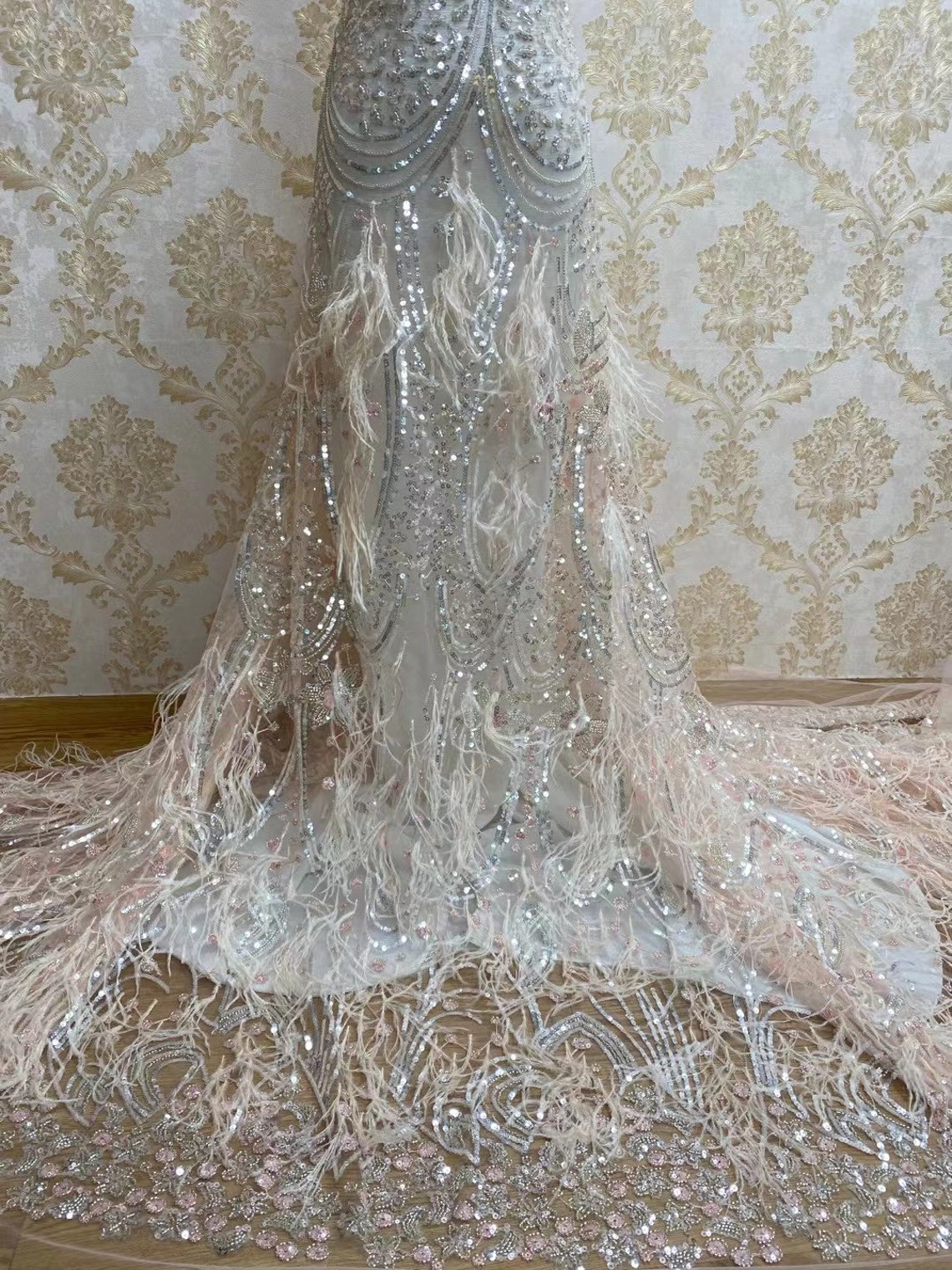 New Fashion French Tulle Lace Fabric Wedding Dress Prom - Etsy