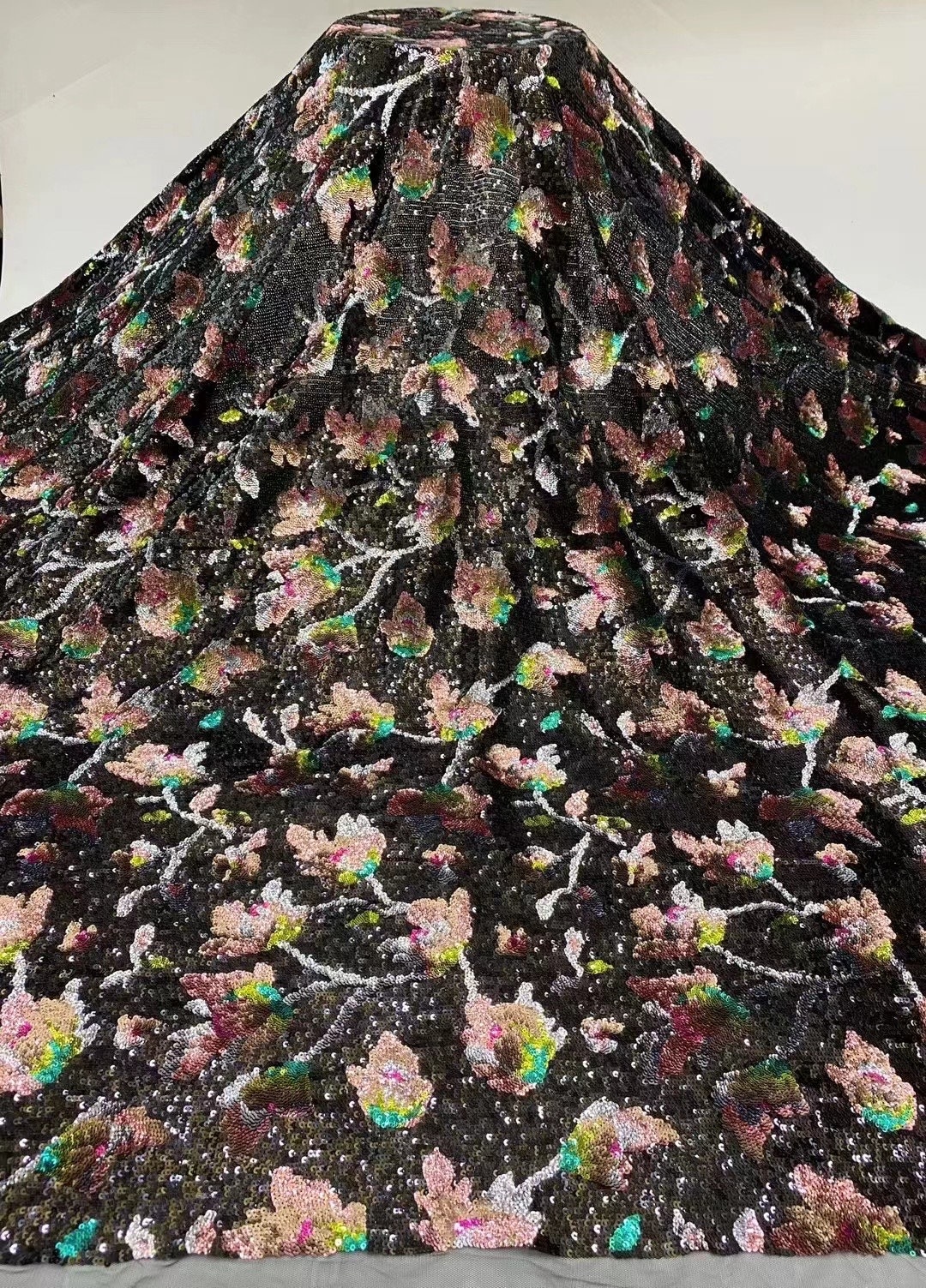 New Fashion Luxury 3D Big Flower Lace Fabric ,quality Luxury Lace ...