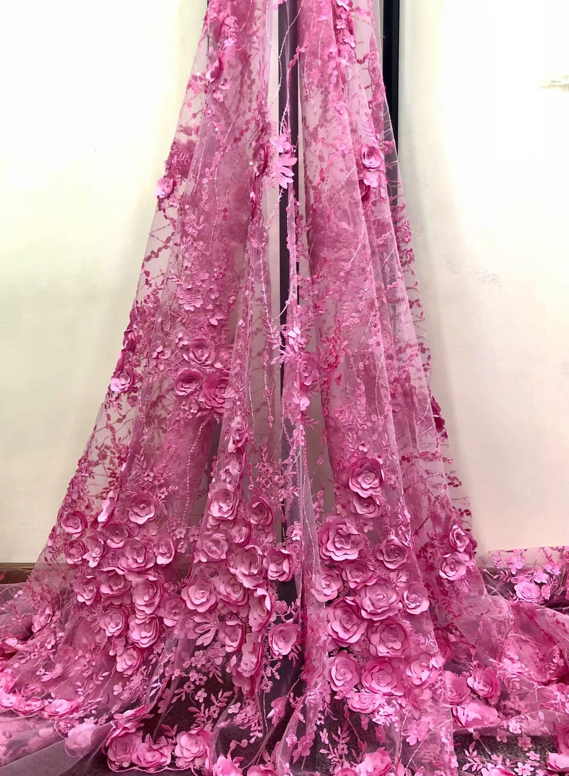 Fashion Lace Fabric flower Lace Fabric Wedding Dress Lace - Etsy