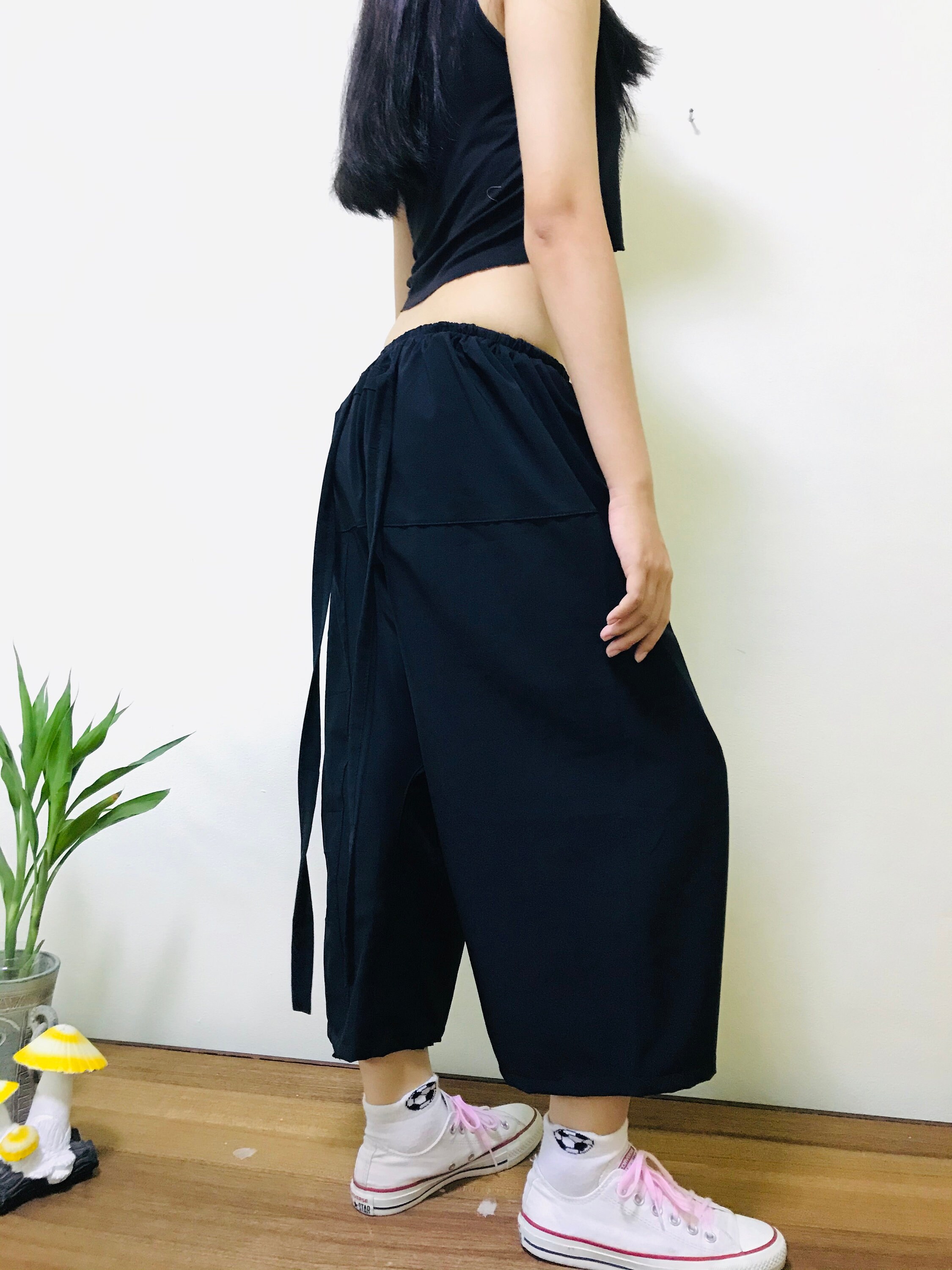 Unisex Pants,soft Cotton Pants, With Waist Smock Adjust Waist Size and ...