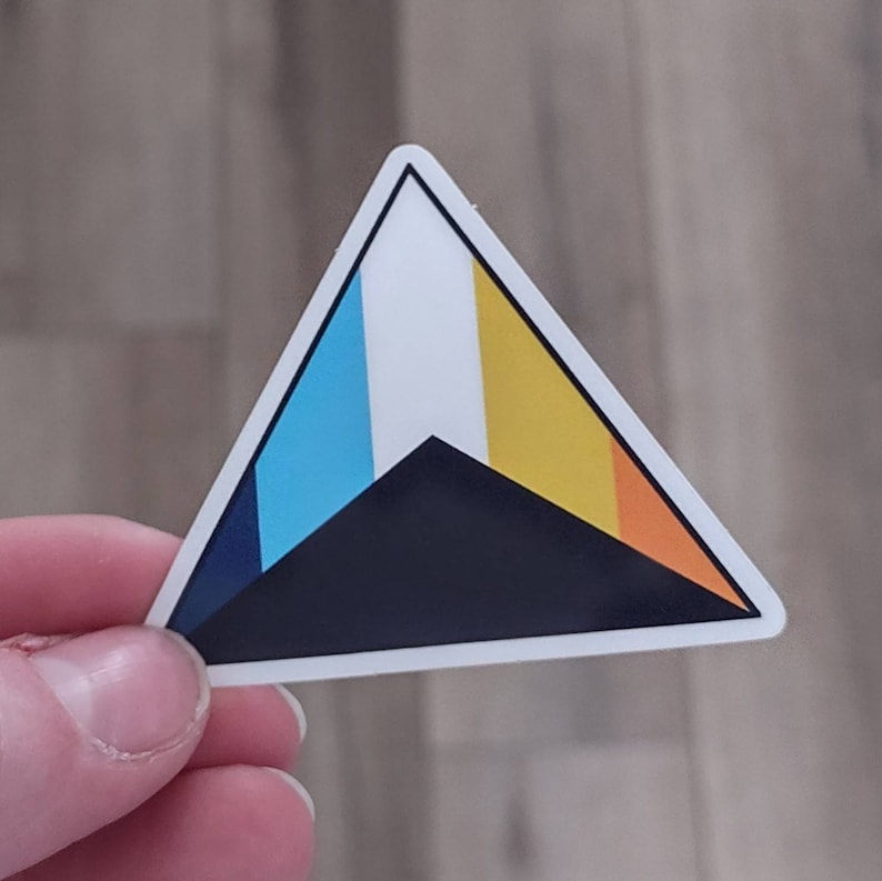 Demi Aroace Queer Pride Matte Vinyl Sticker - Etsy