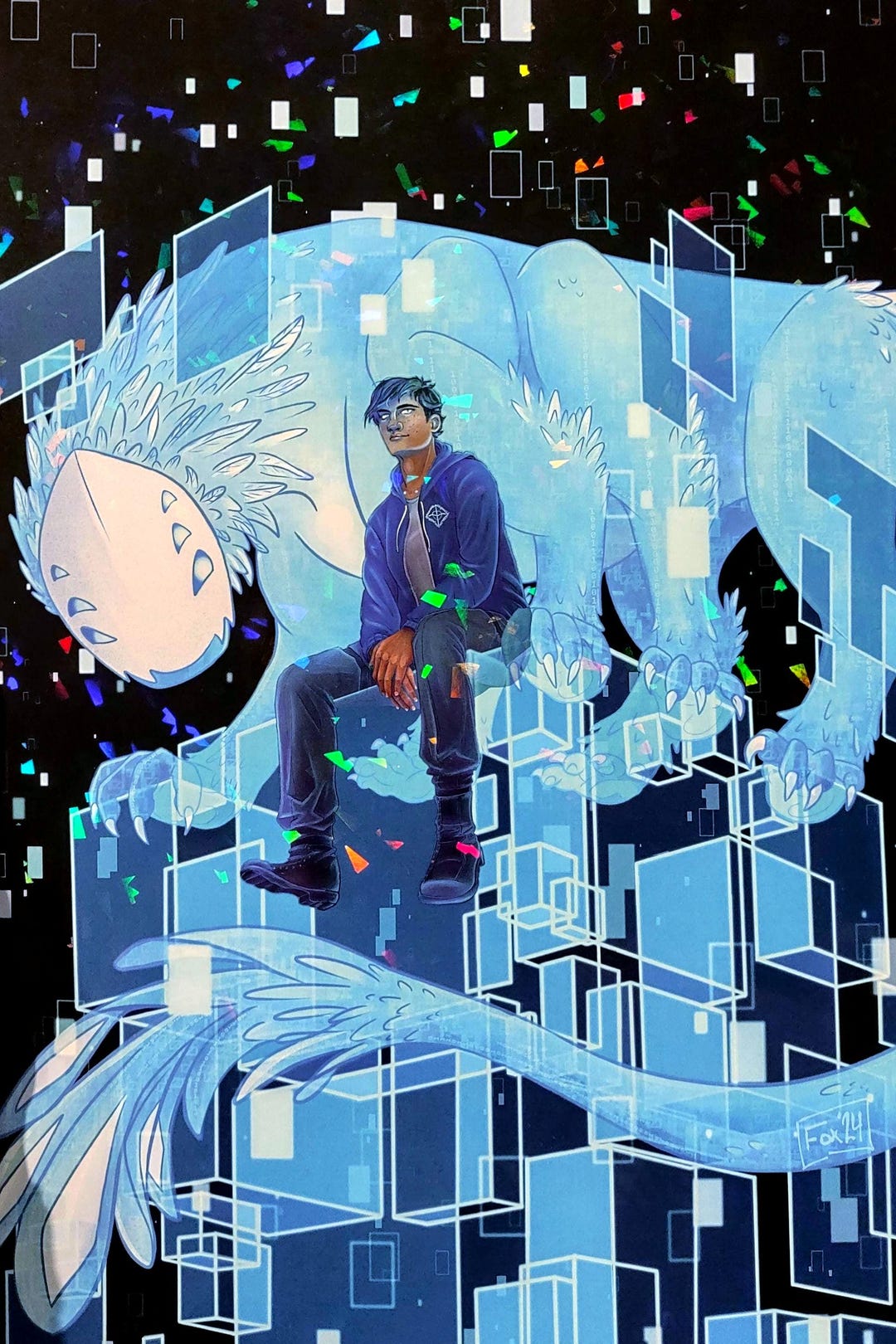 Murderbot Diaries Fanart || Murderbot and ART || 11x17 Print ...