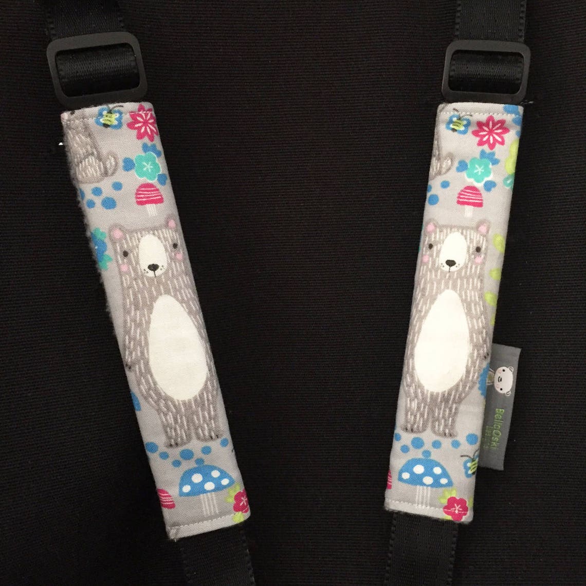 Bear pram pads Pushchair straps Bugaboo cameleon Stokke iCandy | Etsy