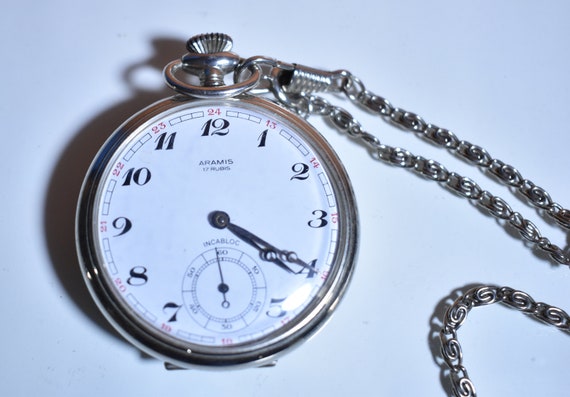 Vintage Collectible Pocket Watch Aramis 17 Rubis - Etsy