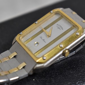 Vintage Collectible Rotary Swiss Made Tan Masco Watch 70706-swiss 569 ...