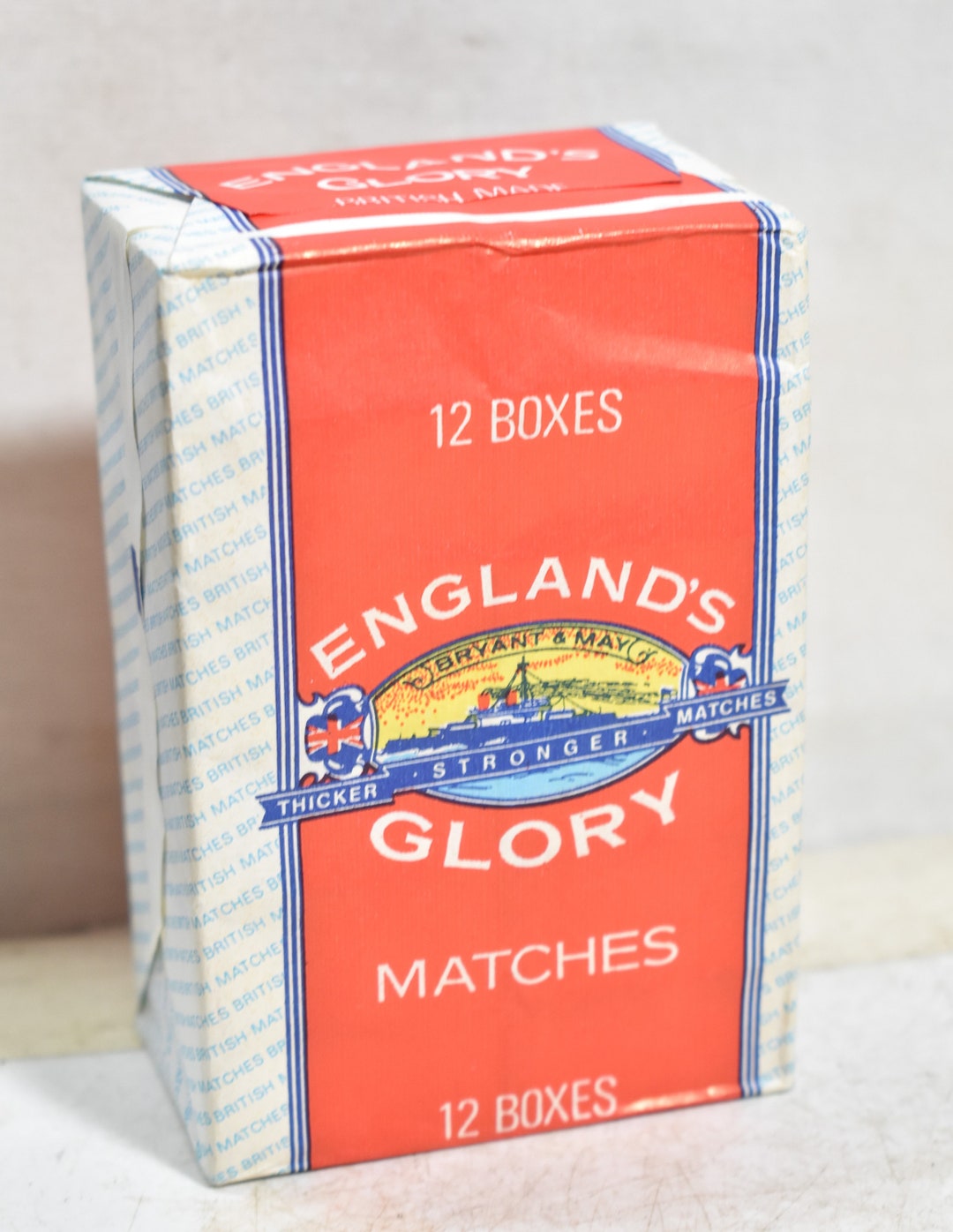 Bryant & May, England's Glory, Matches 12 Boxes Packed. Vintage ...