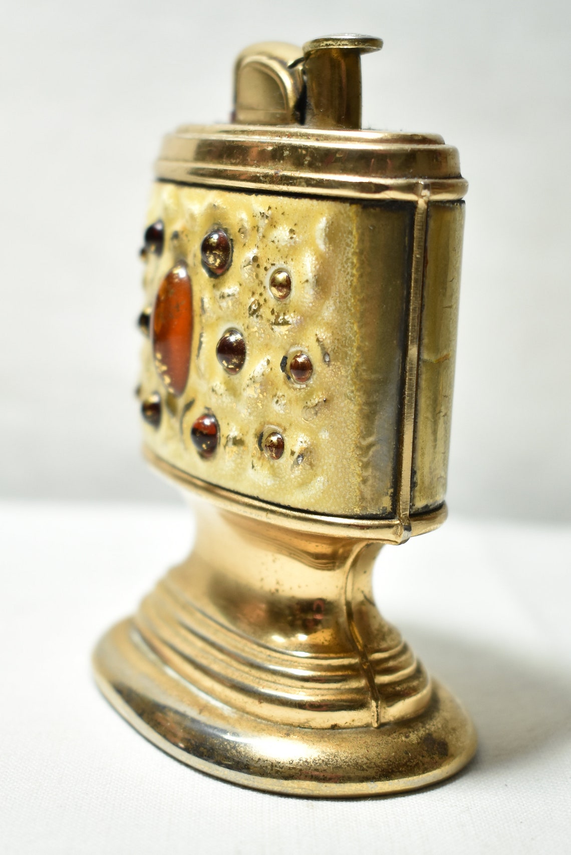 Vintage Collectible Table Desk Lighter w/Design | Etsy