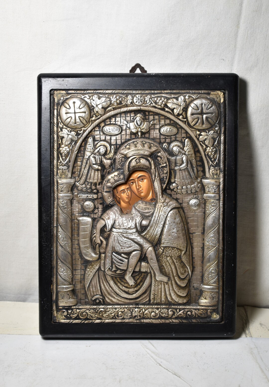 Vintage Collectible Christian Orthodox Religious Icon-silver 950 Icon ...