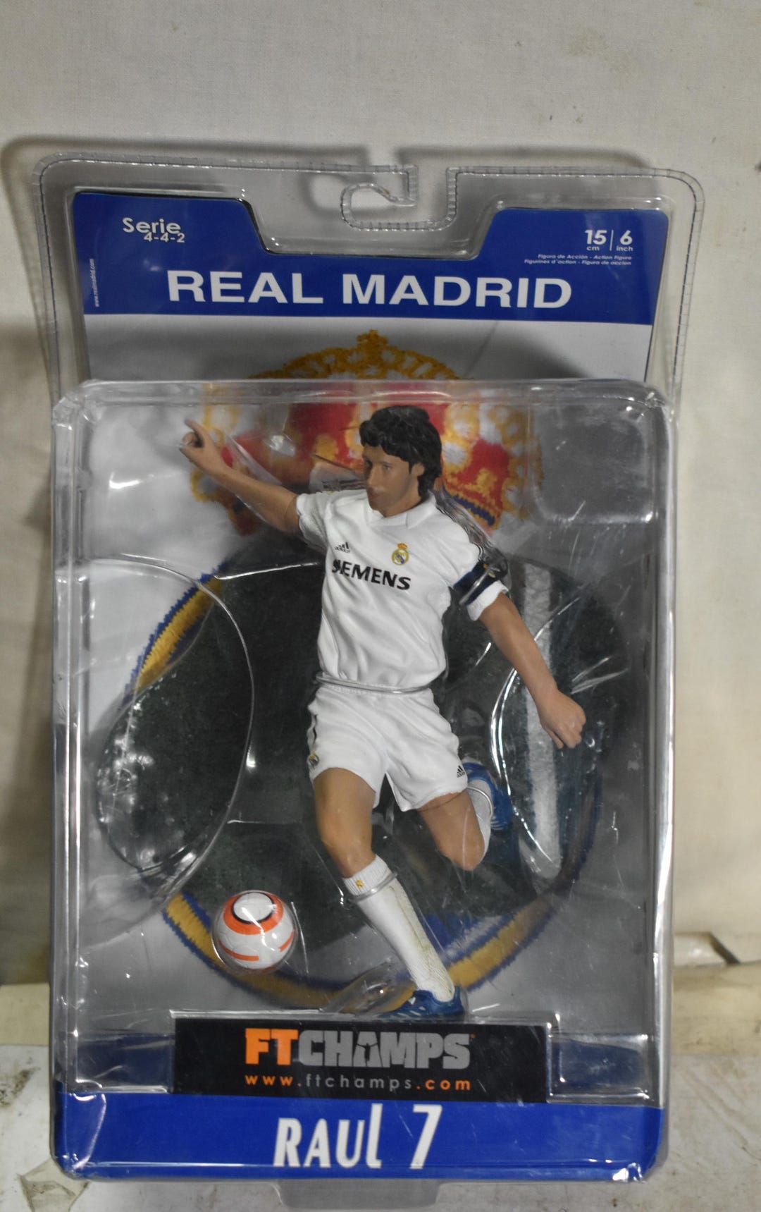 Vintage Collectible Real Madrid 15cm/6inch Serie 4-4-2 Roul 7 Figure ...