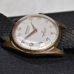 Vintage Windmaster Antimagnetic 21 Unbreakable Spring Waterproof Watch ...