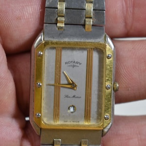 Vintage Collectible Rotary Swiss Made Tan Masco Watch 70706-swiss 569 ...