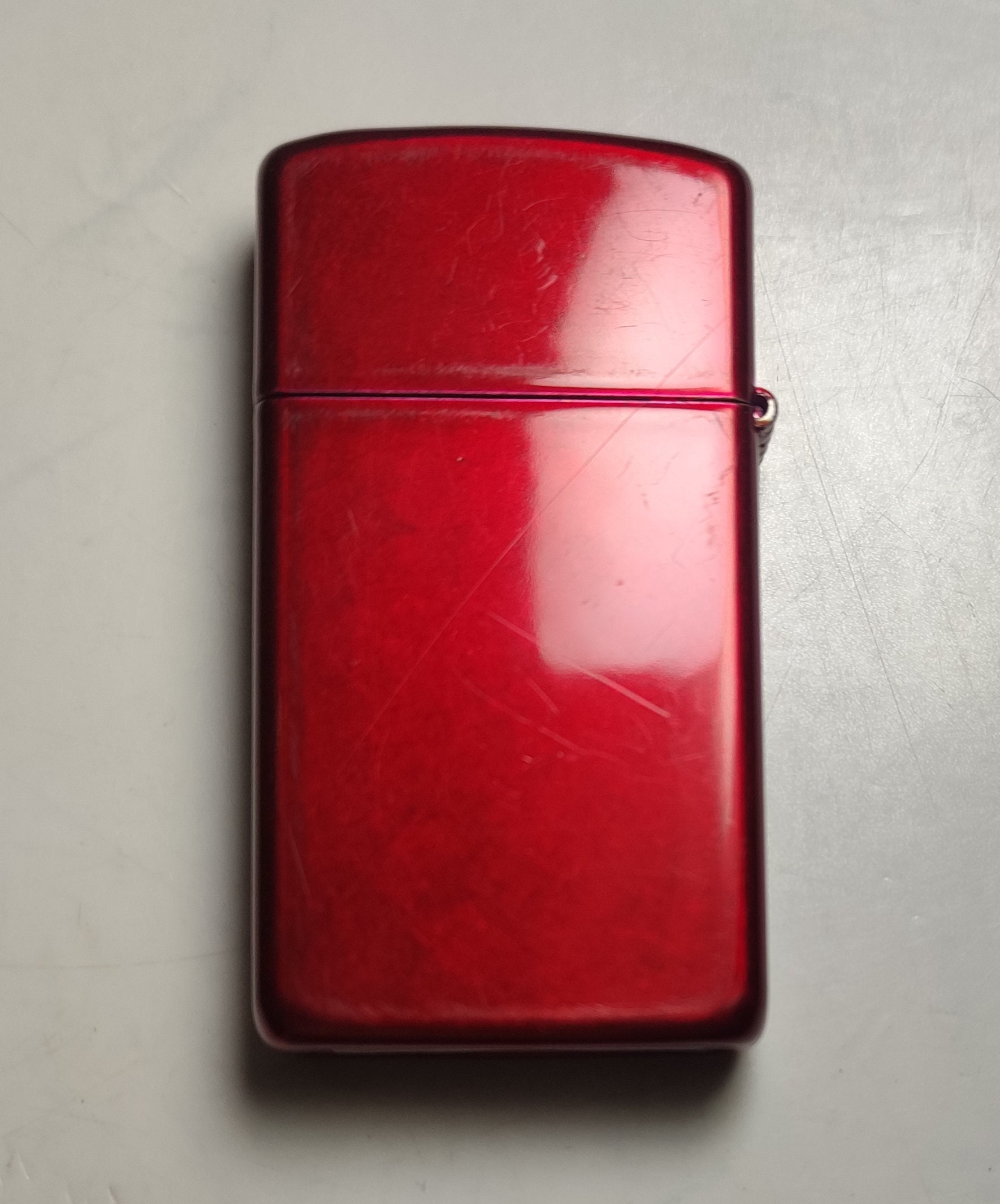 ZIPPO i LOVE Me Slim Candy Apple Red Lighter New / - Etsy