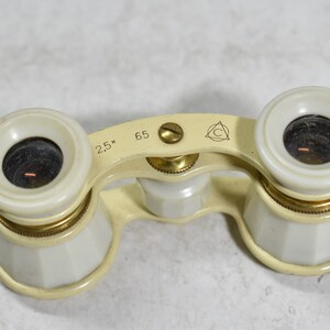 Vintage Theater BINOCULARS Luxury Eye Glasses Magnifier Scene Play 2.5x ...