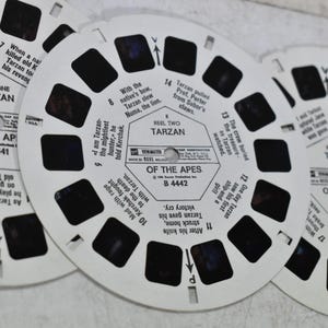 Vintage Collectible Tarzan View-master Gaf-21 Stereo Pictures B 444-E ...
