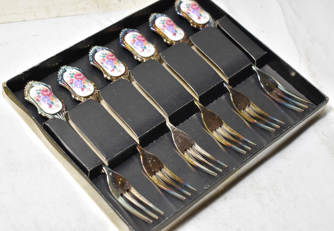 Beautiful Collectible Set of 6 Kitchen Decor Forks-6 Forks Stainless ...