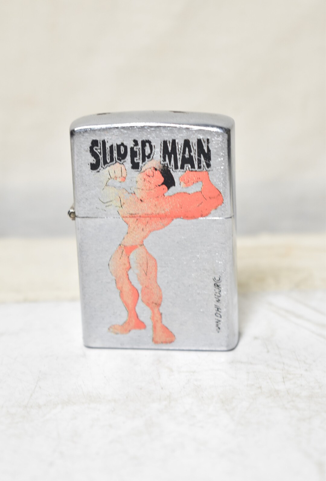 Vintage Collectivle Superman Design Lighter Tobacco-lighter Tobacco ...