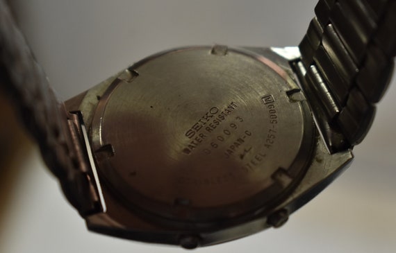 Vintage Seiko Watch Alarm Chronograph Japan-C A257-50… - Gem