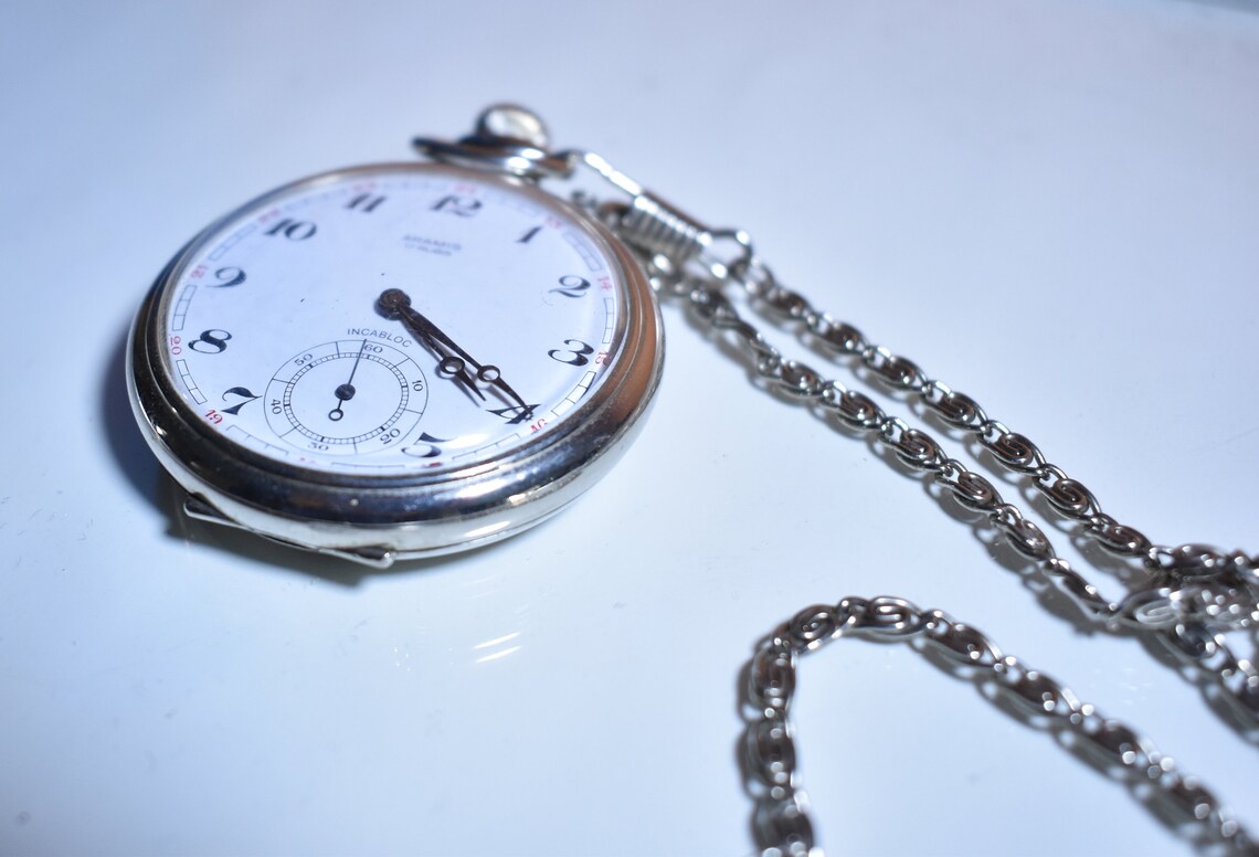Vintage Collectible Pocket Watch Aramis 17 Rubis - Etsy
