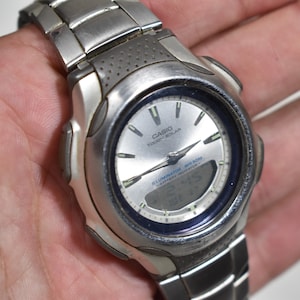 Vintage Casio Tough Solar Illuminator WR 50M Battery Indicator Japan ...