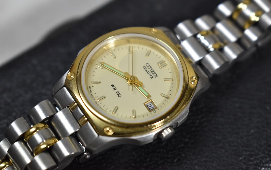 Vintage Collectible Citizen Quartz WR100M Japan Movt Watch-ro507 ...