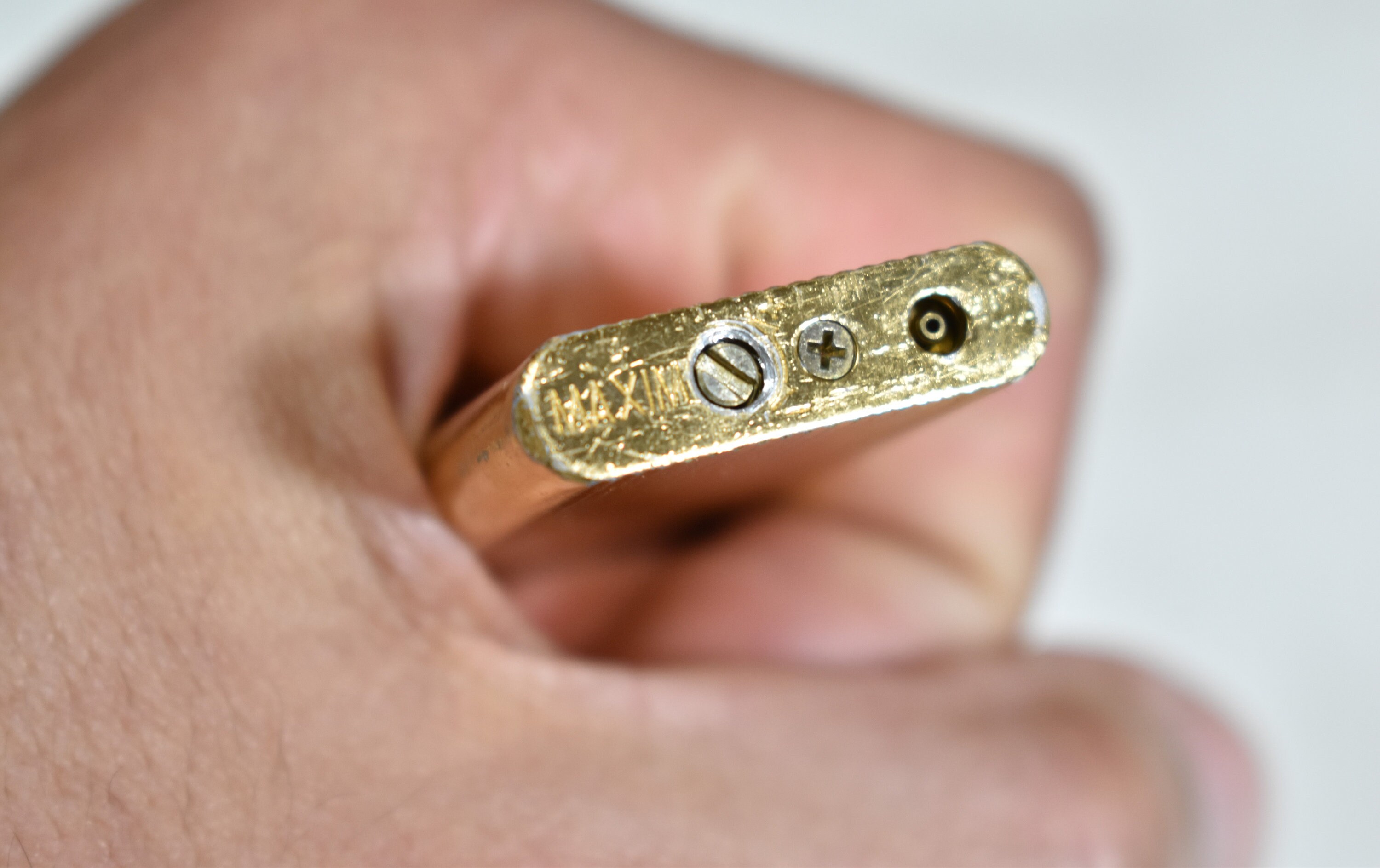 Vintage Collectible Gold Color W/design Maxim Lighter-tobacco - Etsy