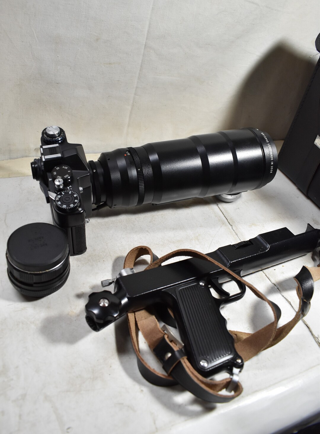 Soviet Camera ZENIT 12S Photosniper FS 12 Lens TAIR 3S 4,5/300 Camera ...