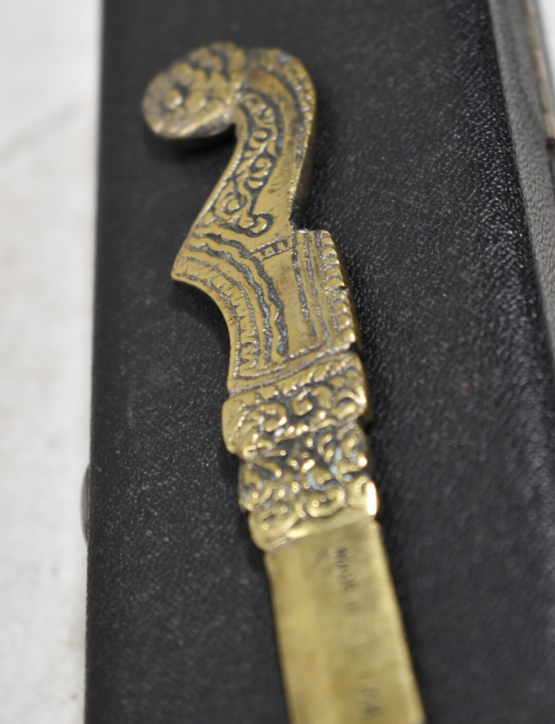 Vintage Greek Paper Cutter Metal Brass W/desigh Collectible - Made in ...