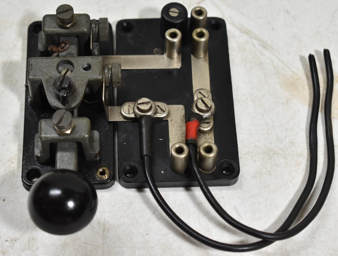 Vintage Collectible Tool,equipment Morse Key-key W.T 8.amp.no2 Tool ...