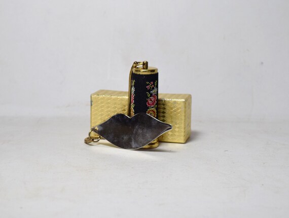 Vintage Lipstick Case Golden Seal Women's Collectible… - Gem