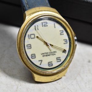 Vintage Collectible Watch-united Colors of Benetton Stainless Steel ...