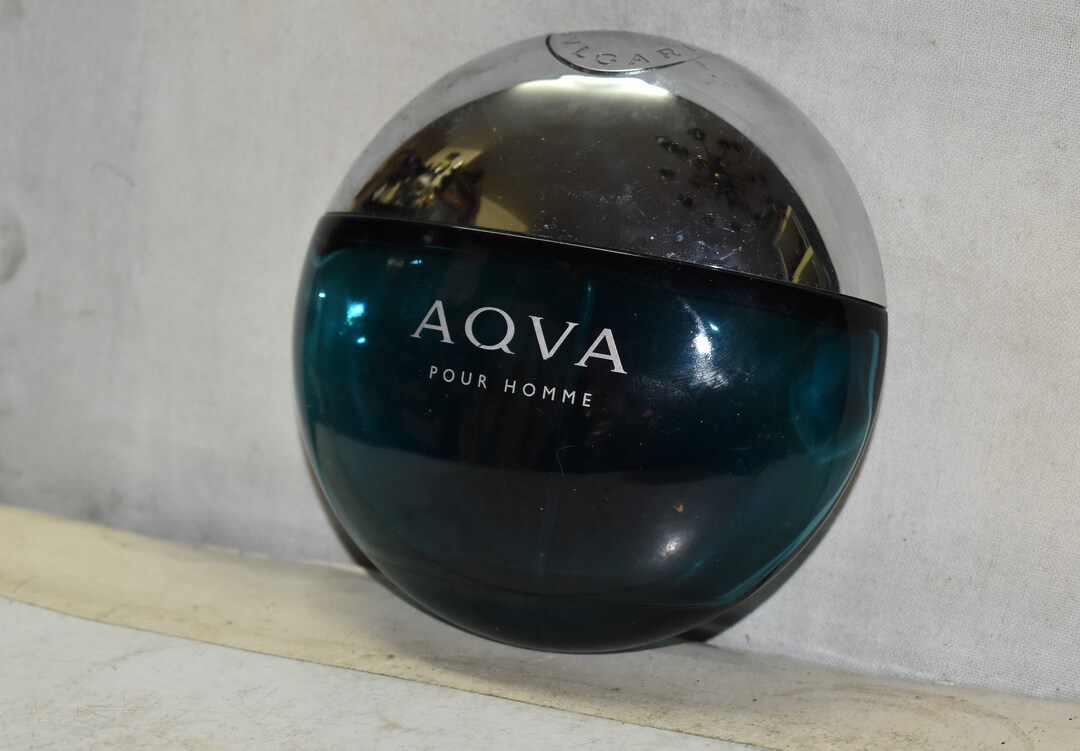 Vintage Collectible Aqva Pour Homme Fragrance Perfume Bulgari-150ml ...