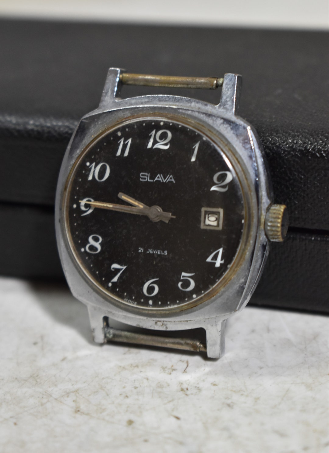 Vintage Collectible Russian Watch Slava Made in CCCP 21 Jewel-033982 ...