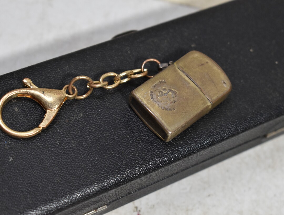 Vintage Mini Tobacco Cigarette Lighter Key Chain Relax Adventure Honest ...