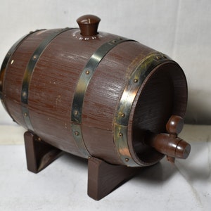 Vintage Wooden Transistor Radio-shape of Barrel Radio-japan No.677720 ...