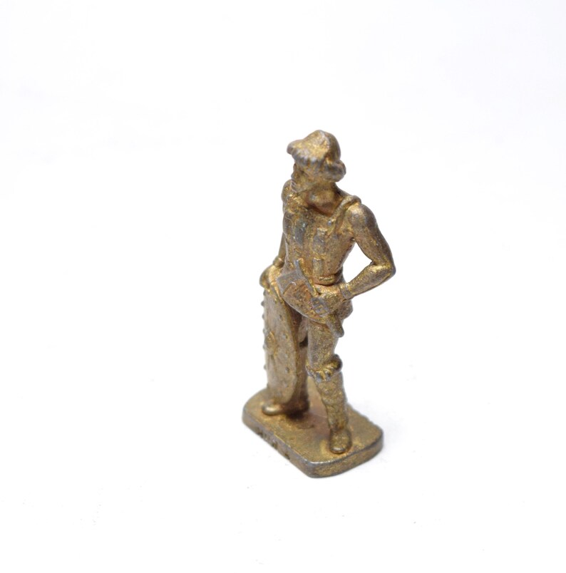 Vintage Soldier Mini Statue Soldier Statue Antique Statue | Etsy