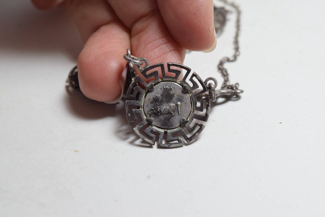 Ancient Greece Greek Mythology Greek Necklace Coin Jewelry - Etsy