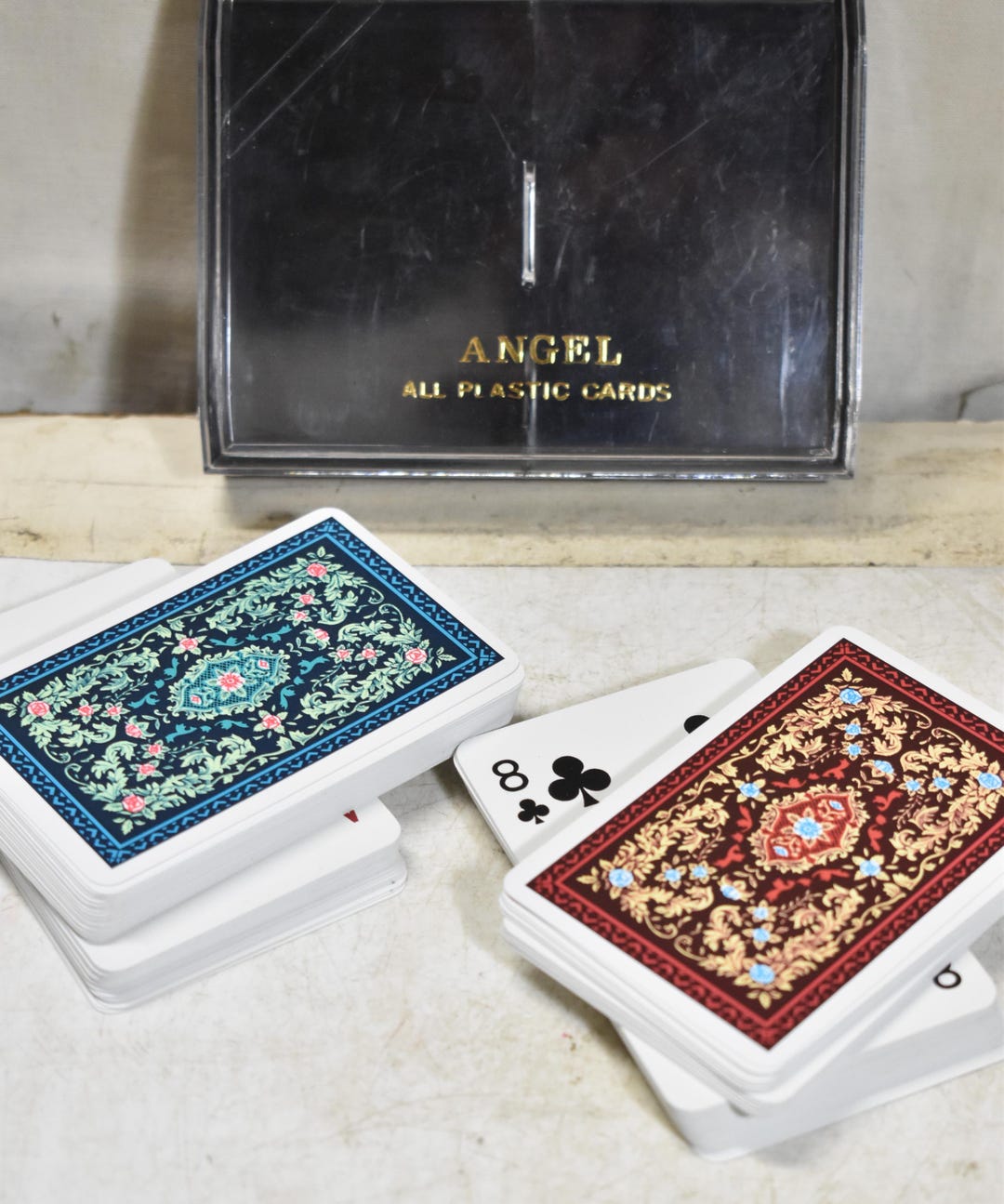Vintage Collectible Playing Cards Angel-all Plastic Cards Game-made in ...